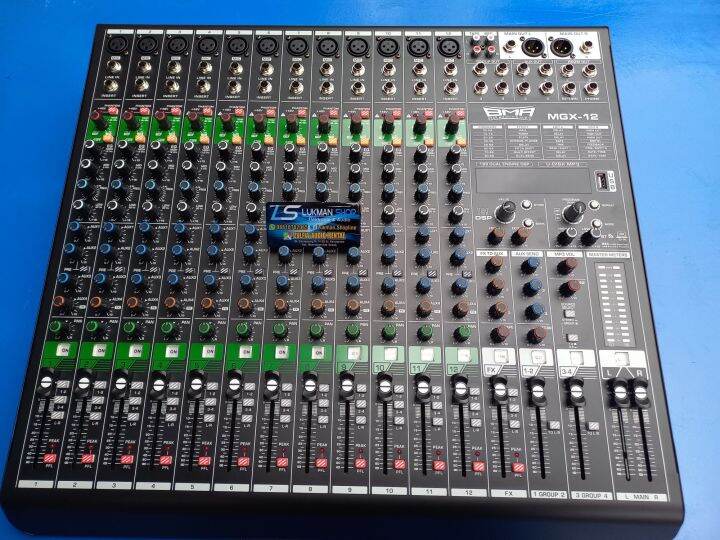 MIXER BMA MGX-12 MIKSER BMA 12 CHANNEL ORIGINAL | Lazada Indonesia