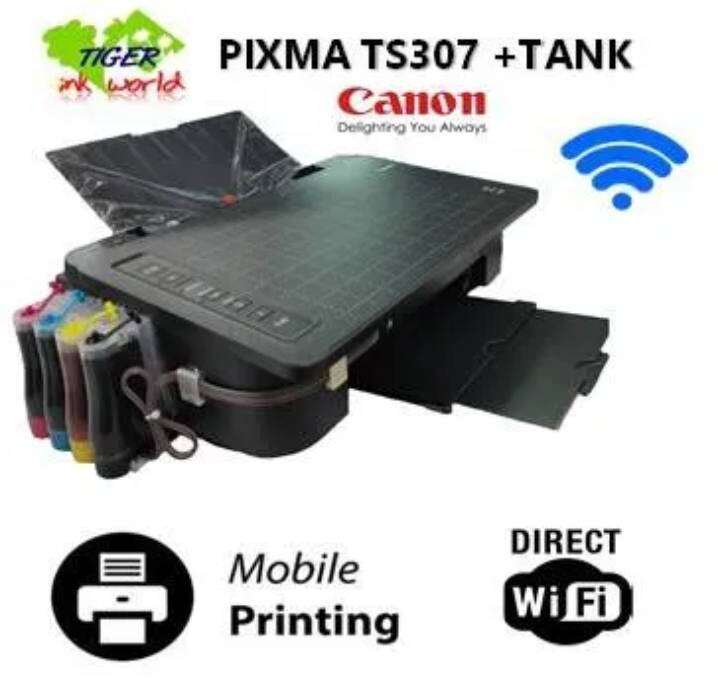 Brand New Canon PIXMA TS307 + Tank Wifi | Lazada.co.th