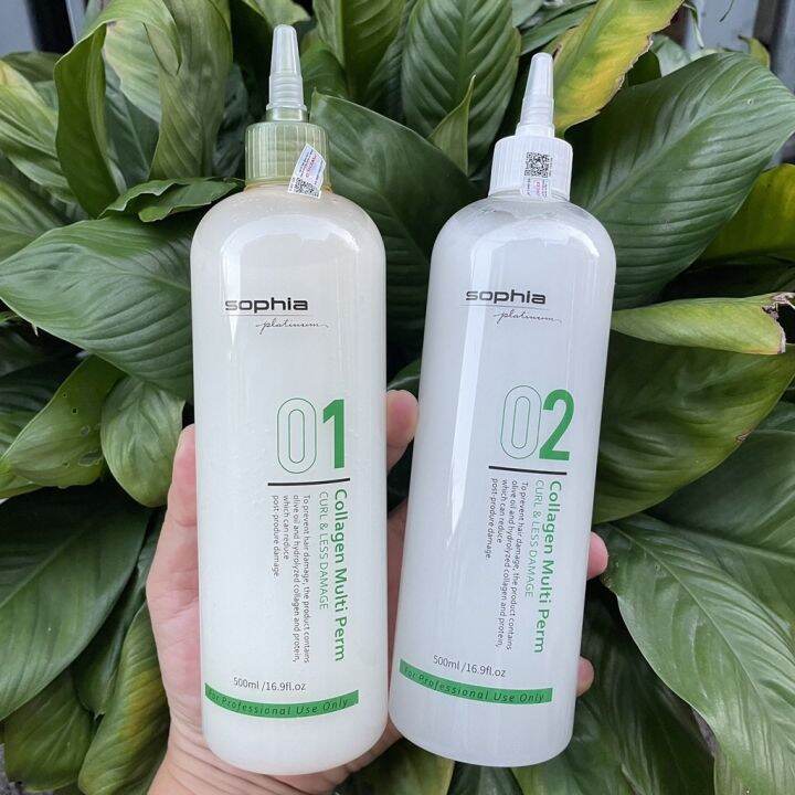 THUỐC UỐN COLLAGEN ĐA NĂNG (Sophia Platinum Collagen Multi Perm) 500mlx2 | Lazada.vn