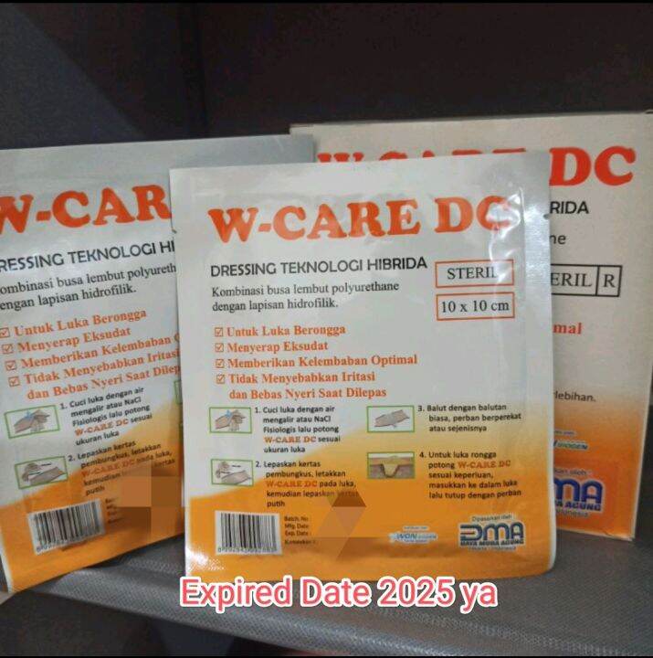 ORIGINAL W-CARE DC / WE CARE DC / W CARE DC / perban balutan untuk luka ...