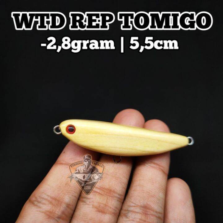 Lure Wtd Rep Tomigo Natural Kayu 5,5cm | Lazada Indonesia