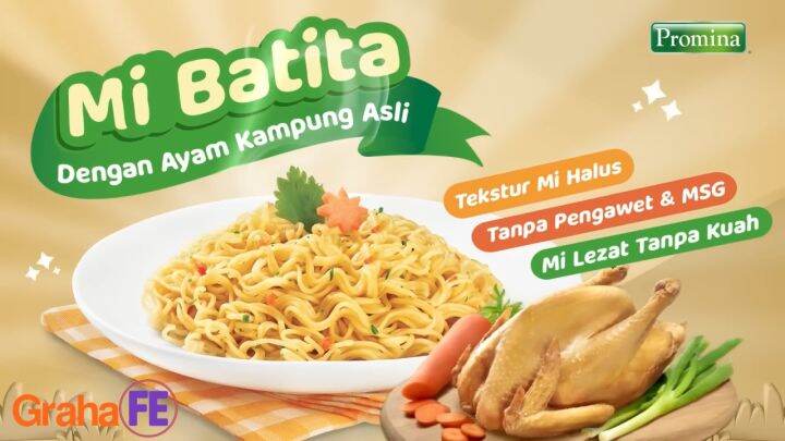 Promina Sup Mie Mi Batita Bayi MPASI Instan Ayam Daging Sayur Asli ...