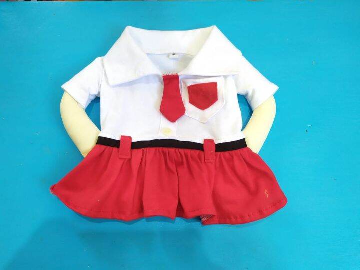 Baju kucing kostum rok anak SD untuk kucing atau anjing size | Lazada ...