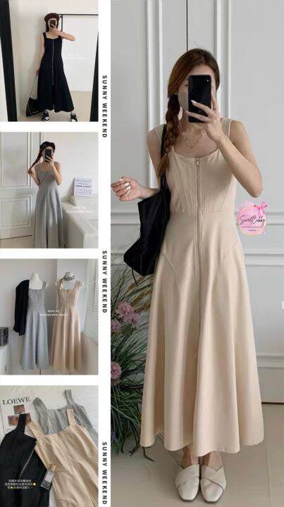 𝐒𝐰𝐞𝐞𝐭𝐜𝐮𝐛𝐛𝐲 เดรสเกาหลี Maxidress ป้ายWGWE PS-DR184 | Lazada.co.th