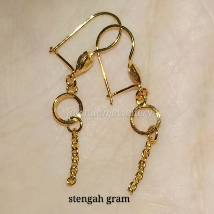 anting bulet Rante gantung emas muda | Lazada Indonesia