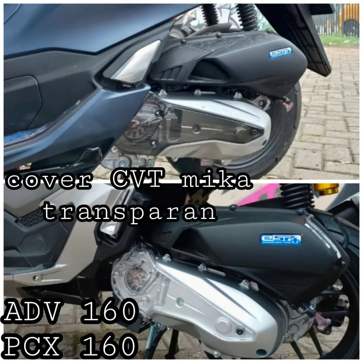 cover CVT tengah mika akrilik NEW ADV 160 NEW PCX 160 model transparan ...