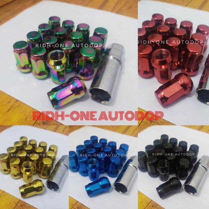 MUR VELG MOBIL RACING MAX GUARD UKURAN M12×1.25 dan M12×1.5 | Lazada ...