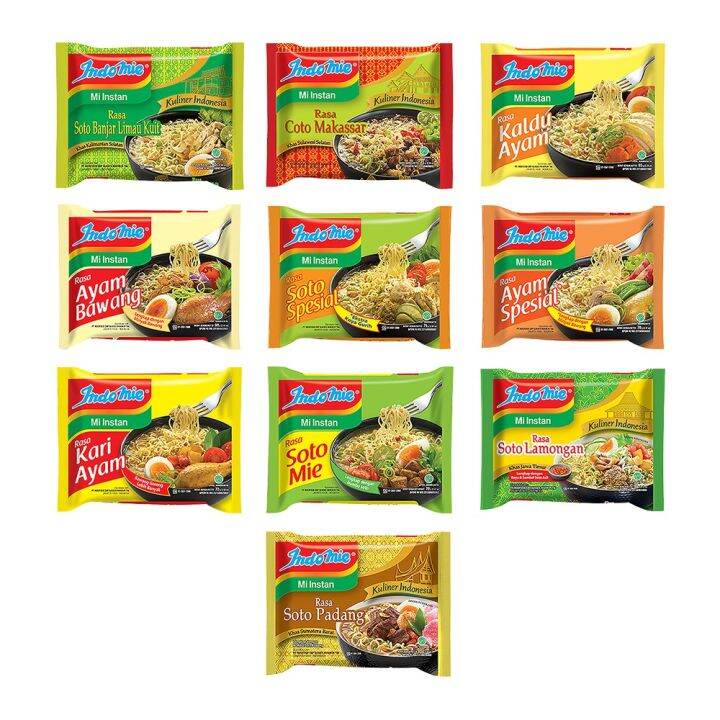 Indomie Goreng Dan Kuah Rasa Soto / ayam bawang/ Kaldu ayam | Lazada ...