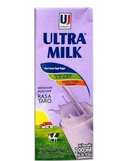 Ultra Milk Susu UHT Rasa Taro Kemasan 200ml | Lazada Indonesia