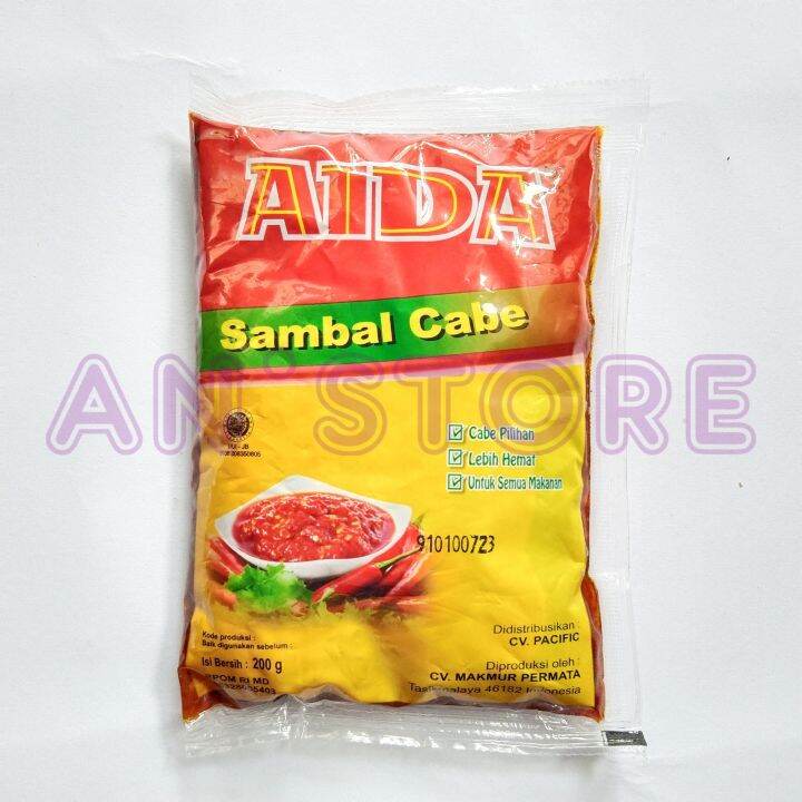 Sambal Cabe AIDA Super Pedas 200g | Lazada Indonesia