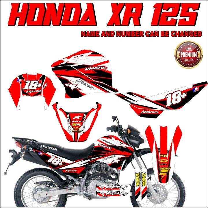 Honda xr 125 decals sticker,, laminated | Lazada PH