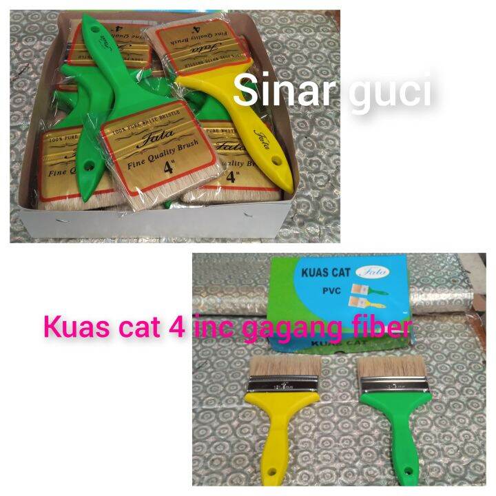 Kuas Cat Tangan 4 inc Gagang Fiber Merk Fata | Lazada Indonesia