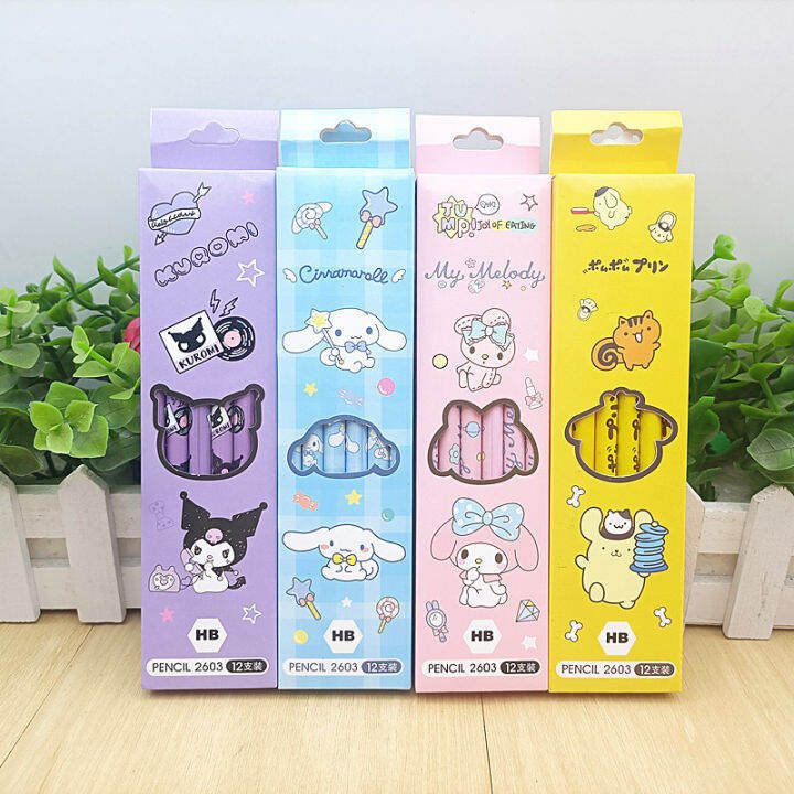 Sanrio Pencil Clow M Melody Elementary School Students Can Cut Wood HB ...