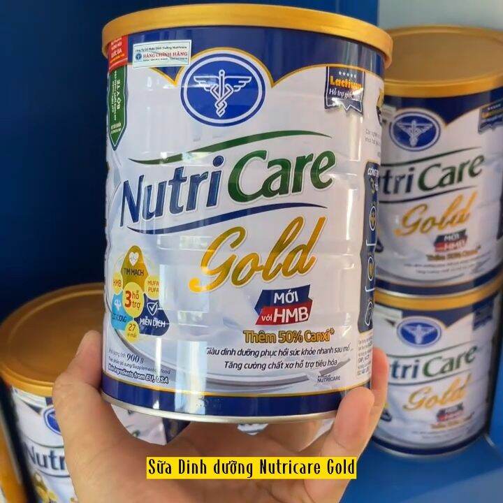 Sữa NutriCare Gold Dinh dưỡng Hoàn hảo cho người lớn tuổi 900g | Lazada.vn
