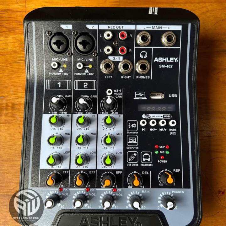 MIXER AUDIO ASHLEY SM 402 - SM402 4CHANNEL ORIGINAL | Lazada Indonesia