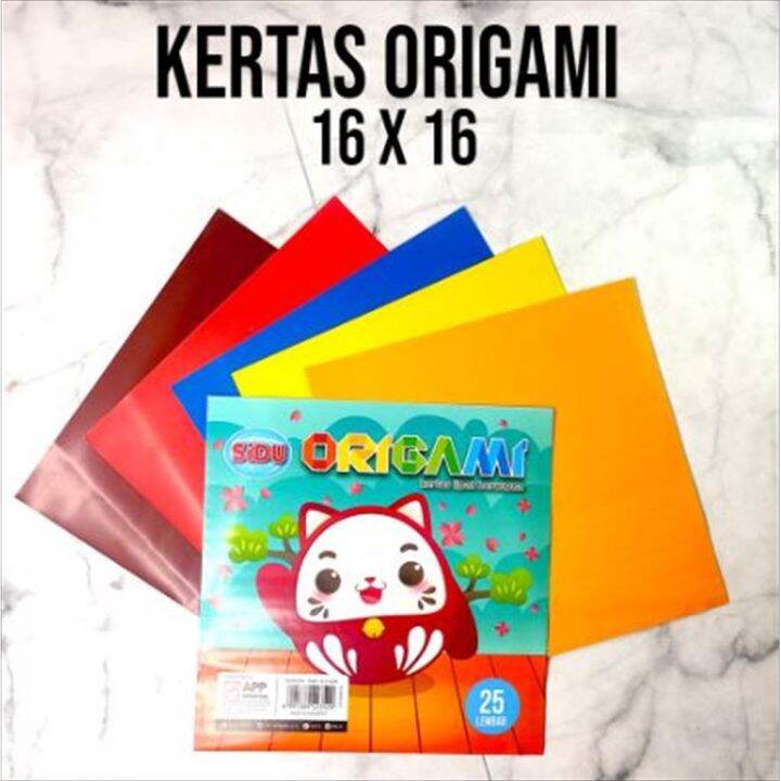 1 Pack Kertas Origami Kertas Lipat Merk SIDU | Lazada Indonesia