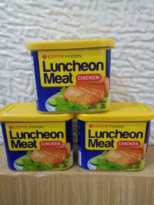 LOTTE Chicken Luncheon Meat (340g) Product of Korea | Lazada PH