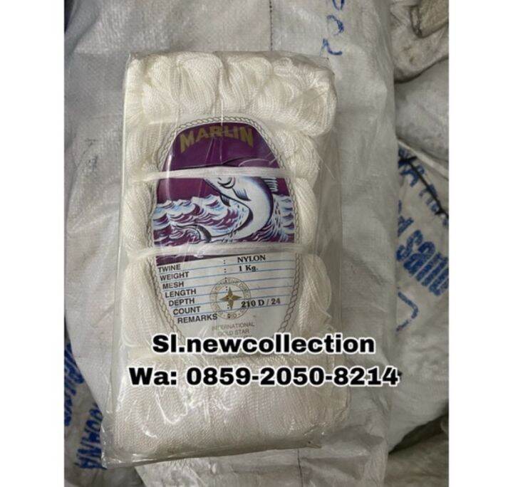 Benang Nylon Merk MARLIN D24 / PUTIH - 1 Pak Isi 20 Ikat | Lazada Indonesia