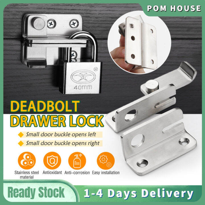 Stainless Steel Left Right Lock Door Swivel Bolt Swing Bolt Security ...