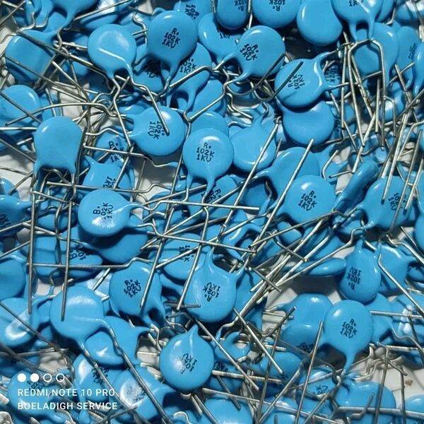 25 Pcs Capacitor 102 1KV 1nF 1n 1000V Keramik Kapasitor High Voltage ...