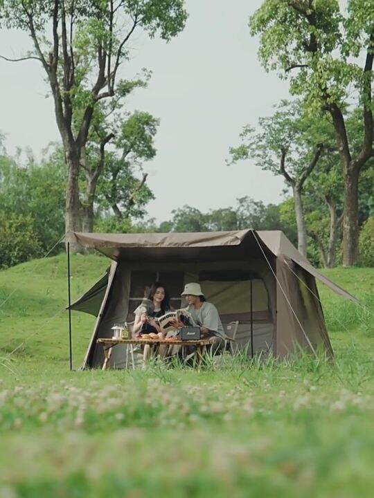 Naturehike Village 6.0 หลังคา เต็นท์เปิดอย่างรวดเร็ว เต็นท์กันแดดไวนิล ...