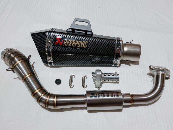 Aerox v1 and v2 Akrapovic Pipe full set | Lazada PH