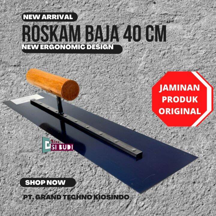 Roskam Raskam Reskam Full Baja Carbon Flat Acian Trowel Tembok Epoxy ...