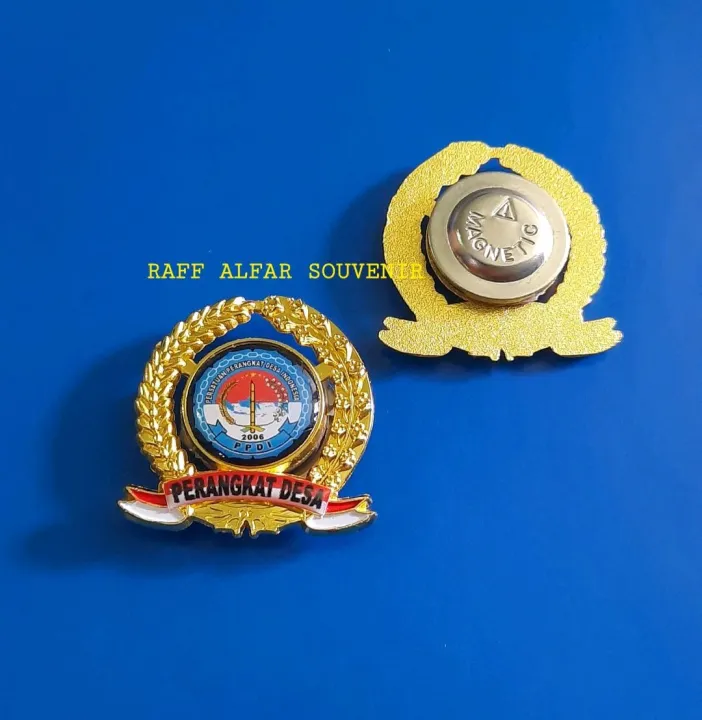 PIN PPDI / PIN PERANGKAT DESA model padi kapas. menggunakan magnet ...