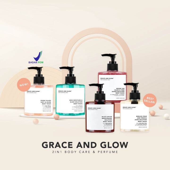 GRACE & GLOW Body Wash | Lazada Indonesia