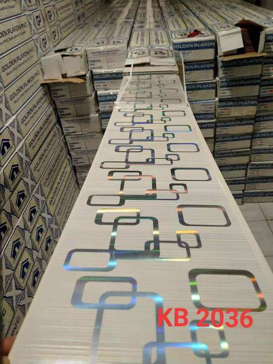 Plafon PVC motif garis | Lazada Indonesia