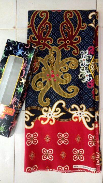 kain batik dayak kalimantan bahan katun K15 | Lazada Indonesia
