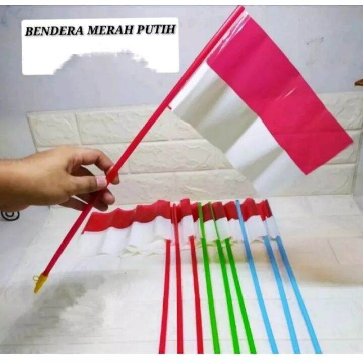 Bendera merah putih dengan gagang peluit | Lazada Indonesia