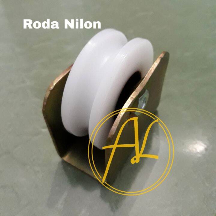 roda nilon untuk pagar ukuran 8cm rel bulat | Lazada Indonesia