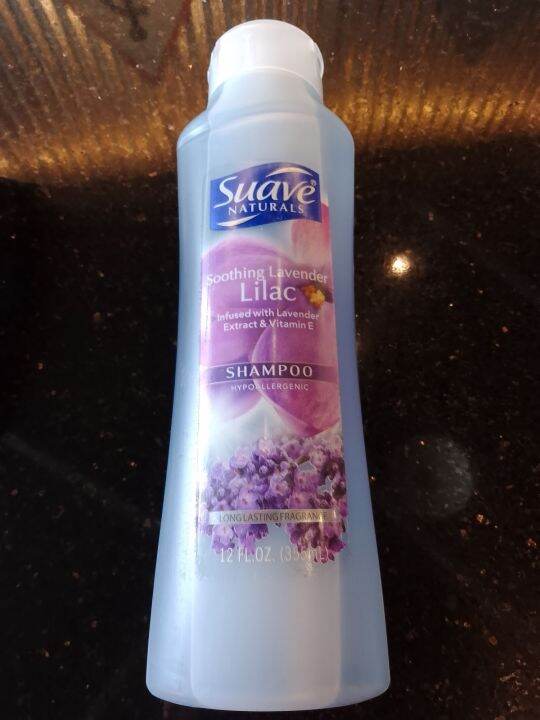 Suave Naturals Soothing Lavender Lilac Shampoo(355ml)Made in USA ...