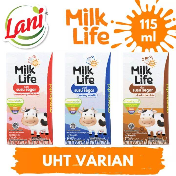 Susu UHT Milk Life BT21 115ML Vanilla | Lazada Indonesia