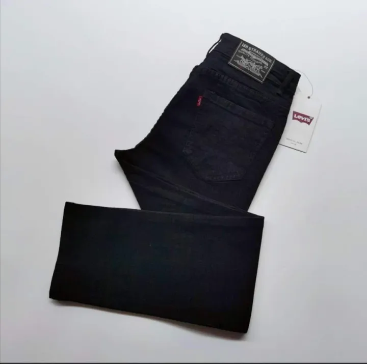 LEVI'S PLAIN BLACK PANTS FOR MEN | Lazada PH