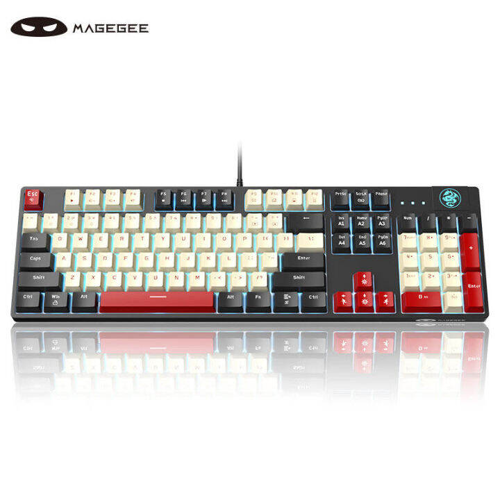 MageGee Mechanical Keyboard Wired Wireless MK-Armor Gaming Keyboard ...
