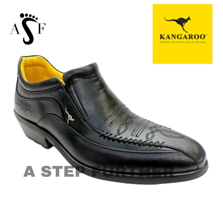 💯🔥Original KANGAROO 🦘men full leather formal shoe/kasut jalan/ black ...