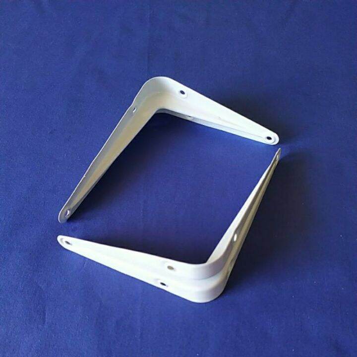 24 pc ( 12 pasang ) siku rak 4x5 inchi ( 10x12.5cm )/ dinding/ besi ...