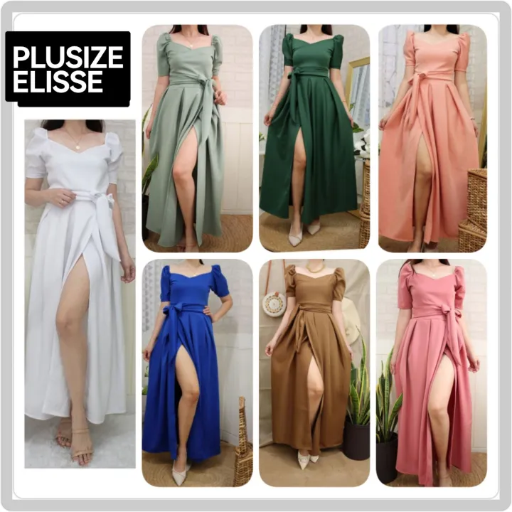 3XL PLUS SIZE WOMAN FORMAL DRESS ELISSE | Lazada PH