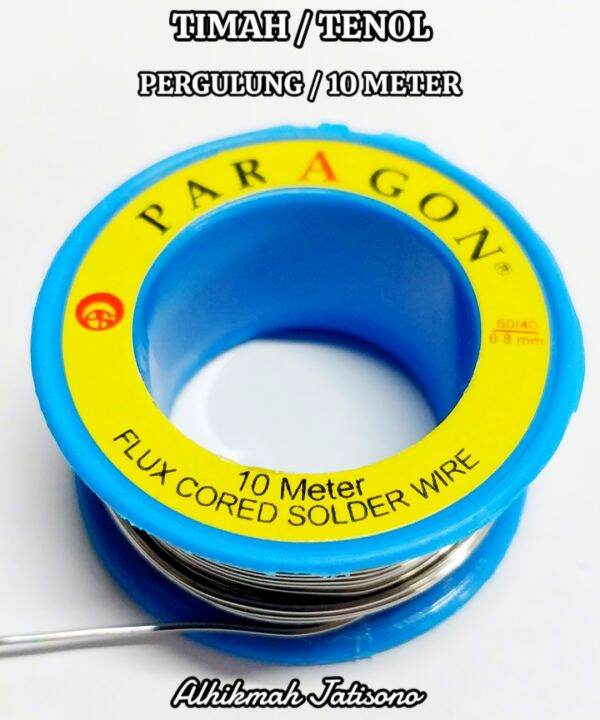 TIMAH TENOL SOLDER PARAGON GULUNGAN 10 METER | Lazada Indonesia
