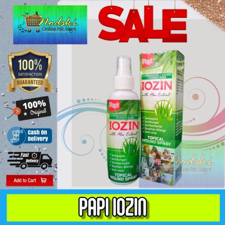 [NOPS] Papi Iozin Wound Spray 120ml | Lazada PH