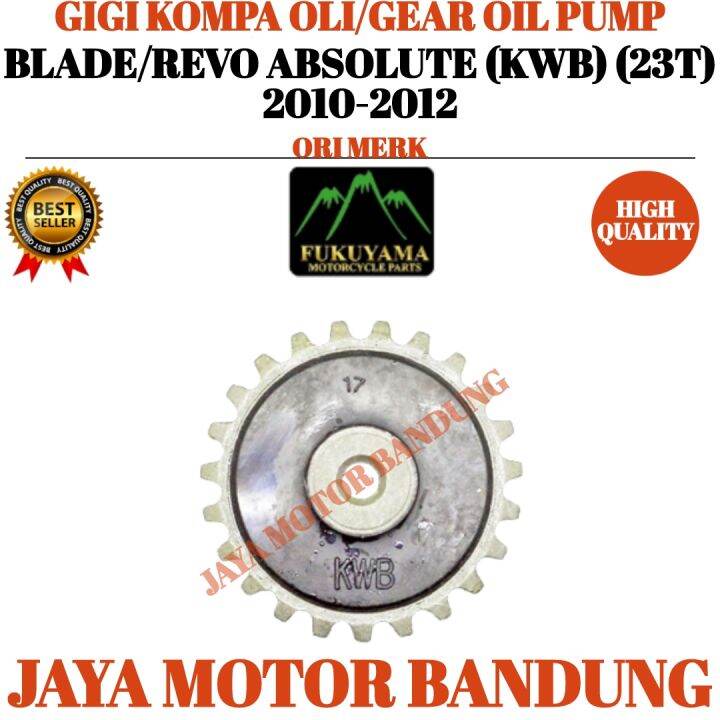 GIR GEAR OIL PUMP /GIGI POMPA OLI REVO ABSOLUTE (KWB) (23T) - FUKUYAMA | Lazada Indonesia