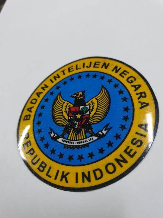 Stiker Pvc Tipis logo Intelijen Negara | Stiker Kaca Tipis | Stiker ...