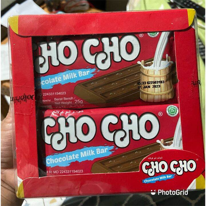CHO CHO CHOCOLATE MILK BAR ISI 12PC x 15gr | Lazada Indonesia
