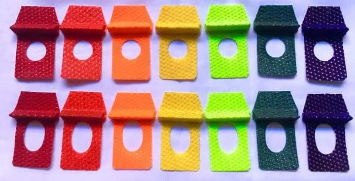 COLORFUL BOOTS WITH ADHESIVE / 3 PCS. PER PACK / SOLD PER PACK ...
