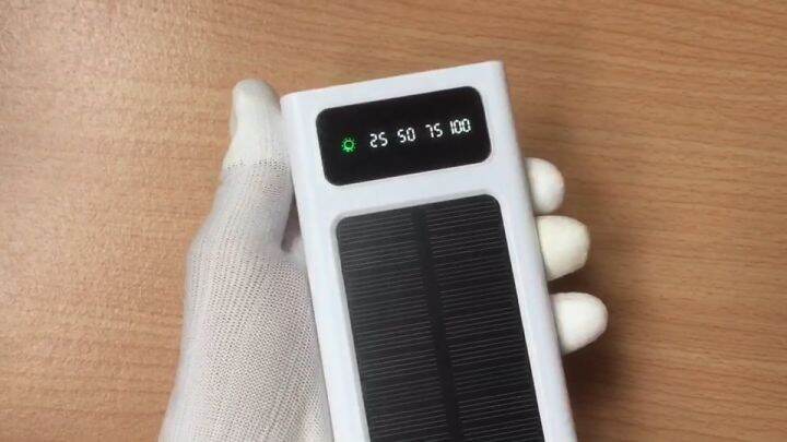 แบตสำรอง พลังงานแสงอาทิตย์ 20000mAh Outdoor Emergency Power Bank ...