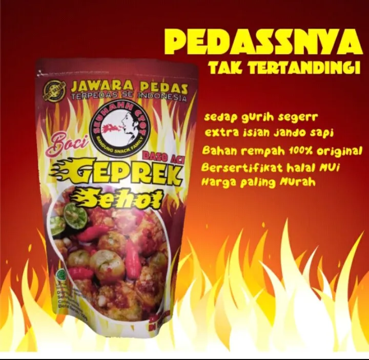 *Terlaris!Baso Aci Sehot Geprek Jawara Pedasmya Endul Ngeunah seuhah ...