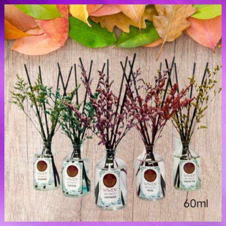 Reed Diffuser Aromatherapy 60ml Pewangi Ruangan Aromaterapy Minyak ...