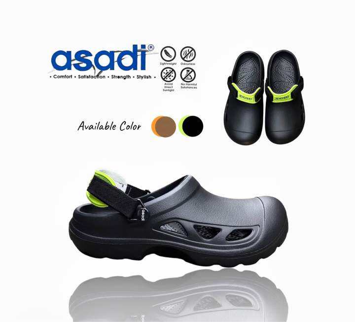 ASADI Men's Clog Sandals With Asadi Signature Logo BackStrap ...